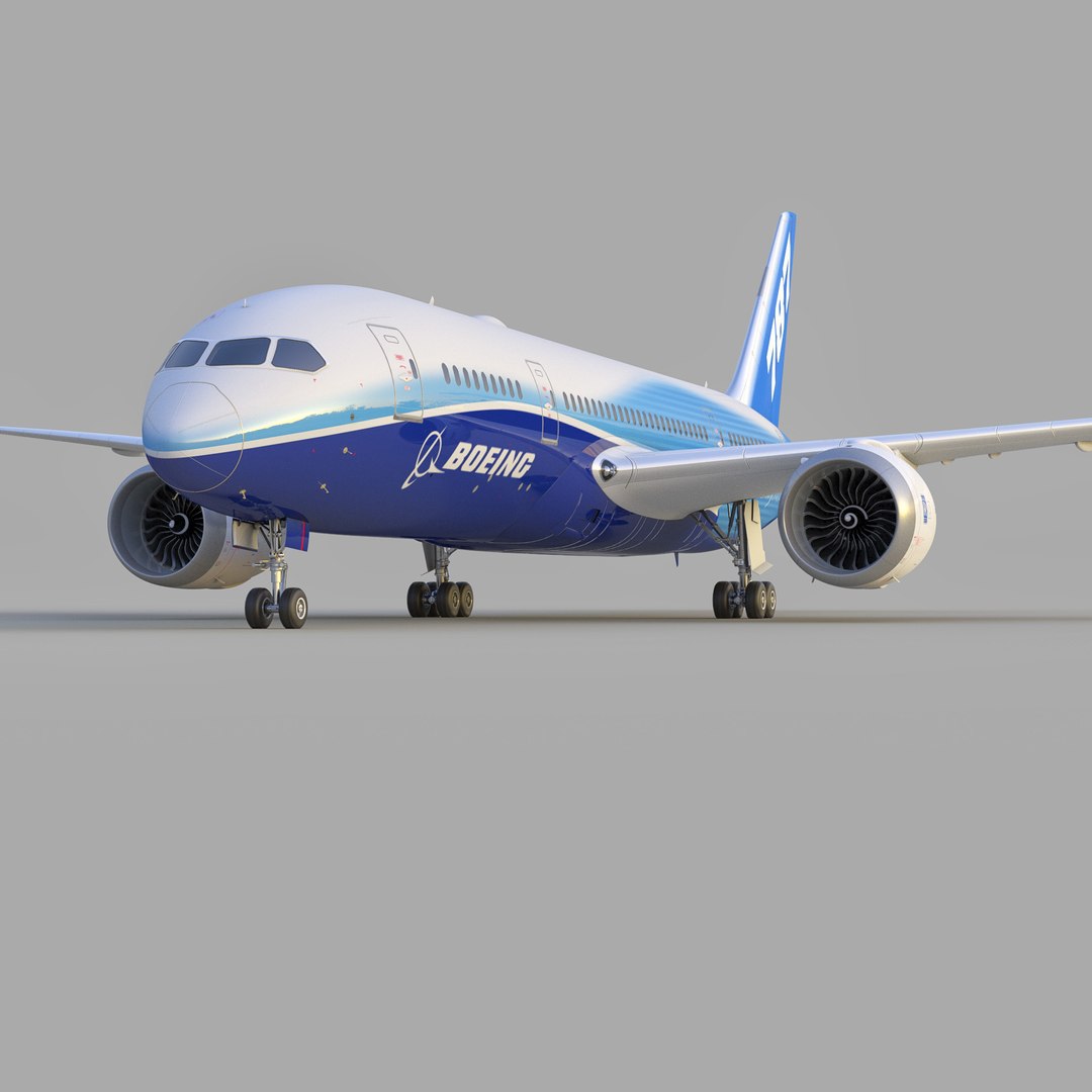 boeing 787 dreamliner 3d model