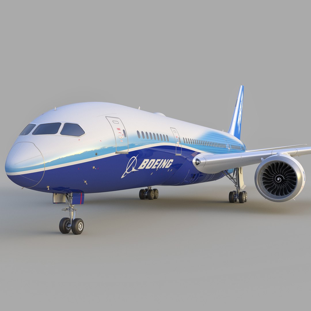 Boeing 787 Dreamliner 3d Model