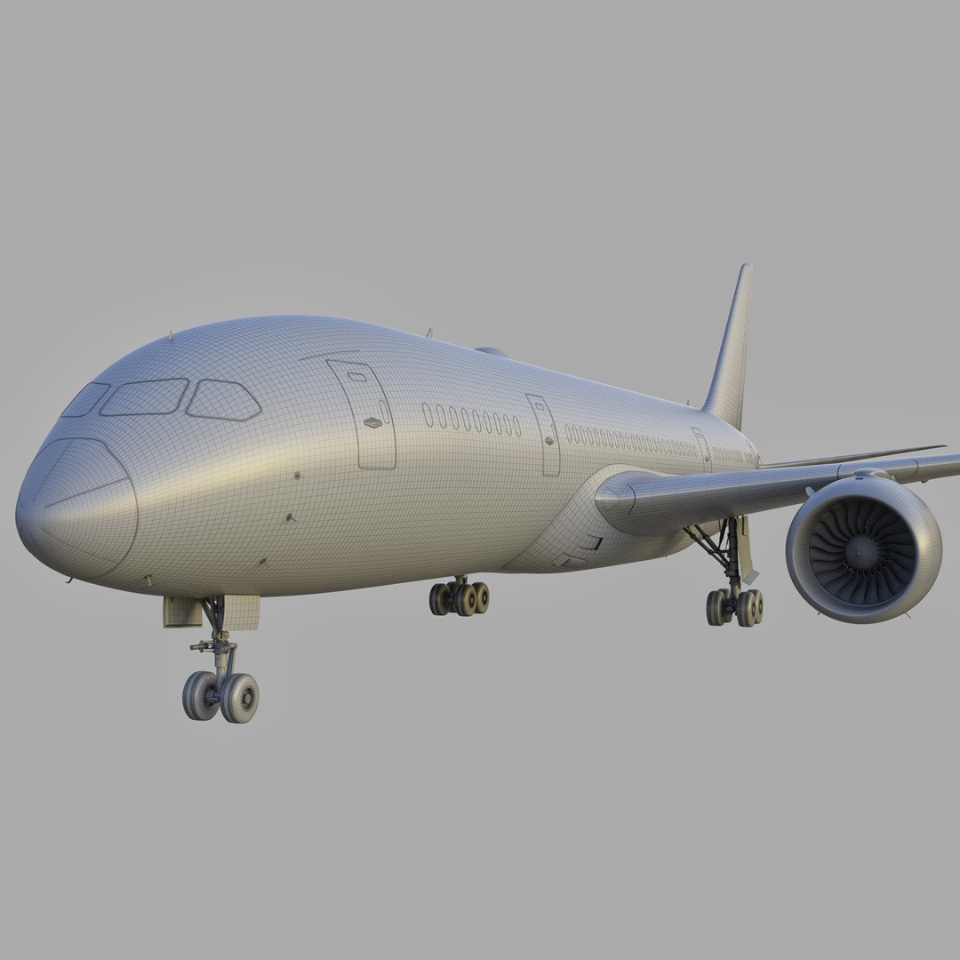 boeing 787 dreamliner 3d model