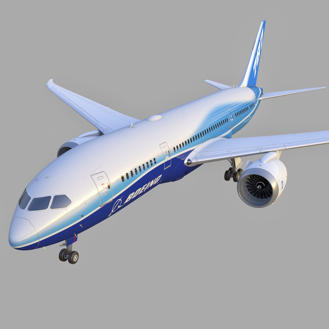 boeing 787 dreamliner 3d model