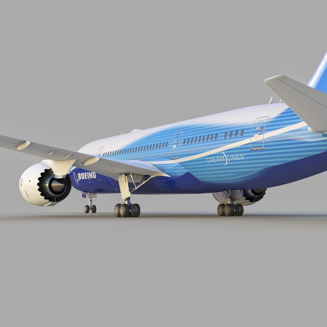 Boeing 787 Dreamliner 3d Model