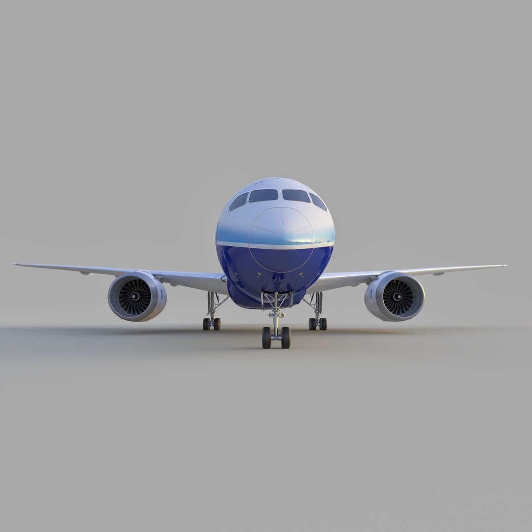 Boeing 787 Dreamliner 3d Model