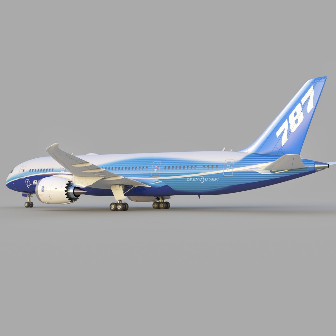 Boeing 787 Dreamliner 3d Model