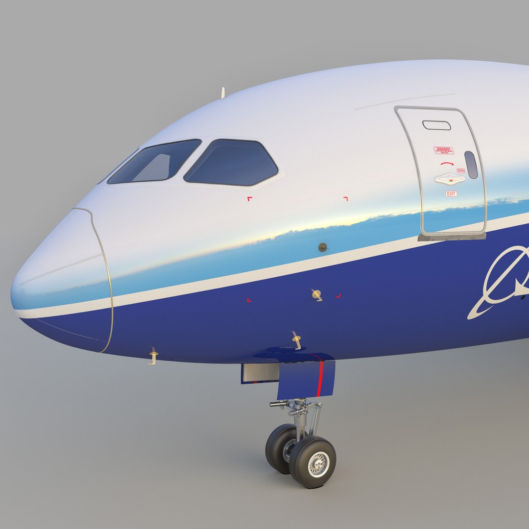 boeing 787 dreamliner 3d model