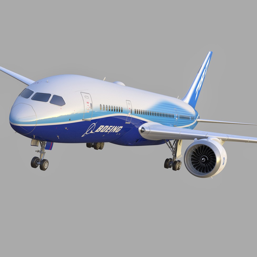 boeing 787 dreamliner 3d model