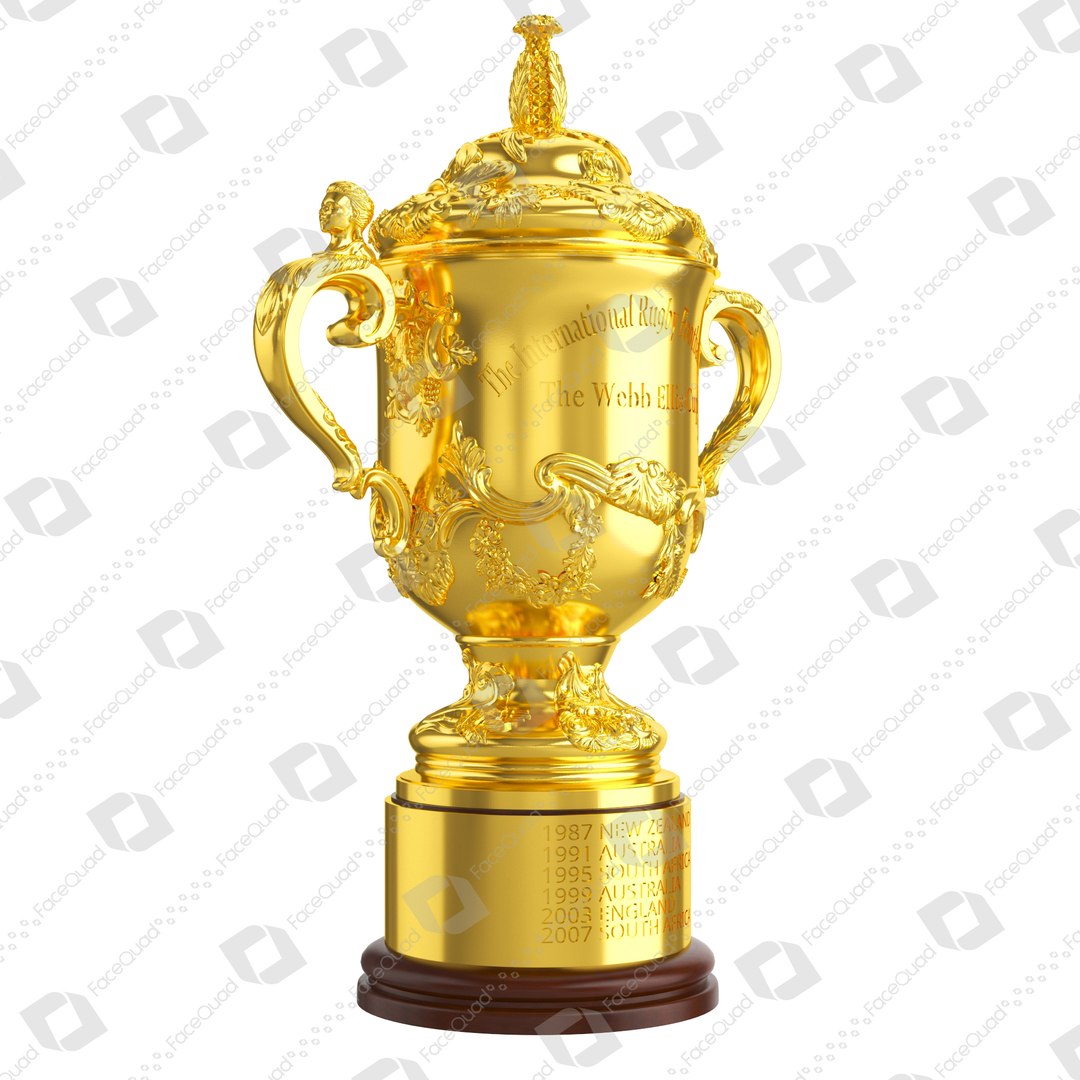 Rugby World Cup Trophy Collection Model - TurboSquid 2181246