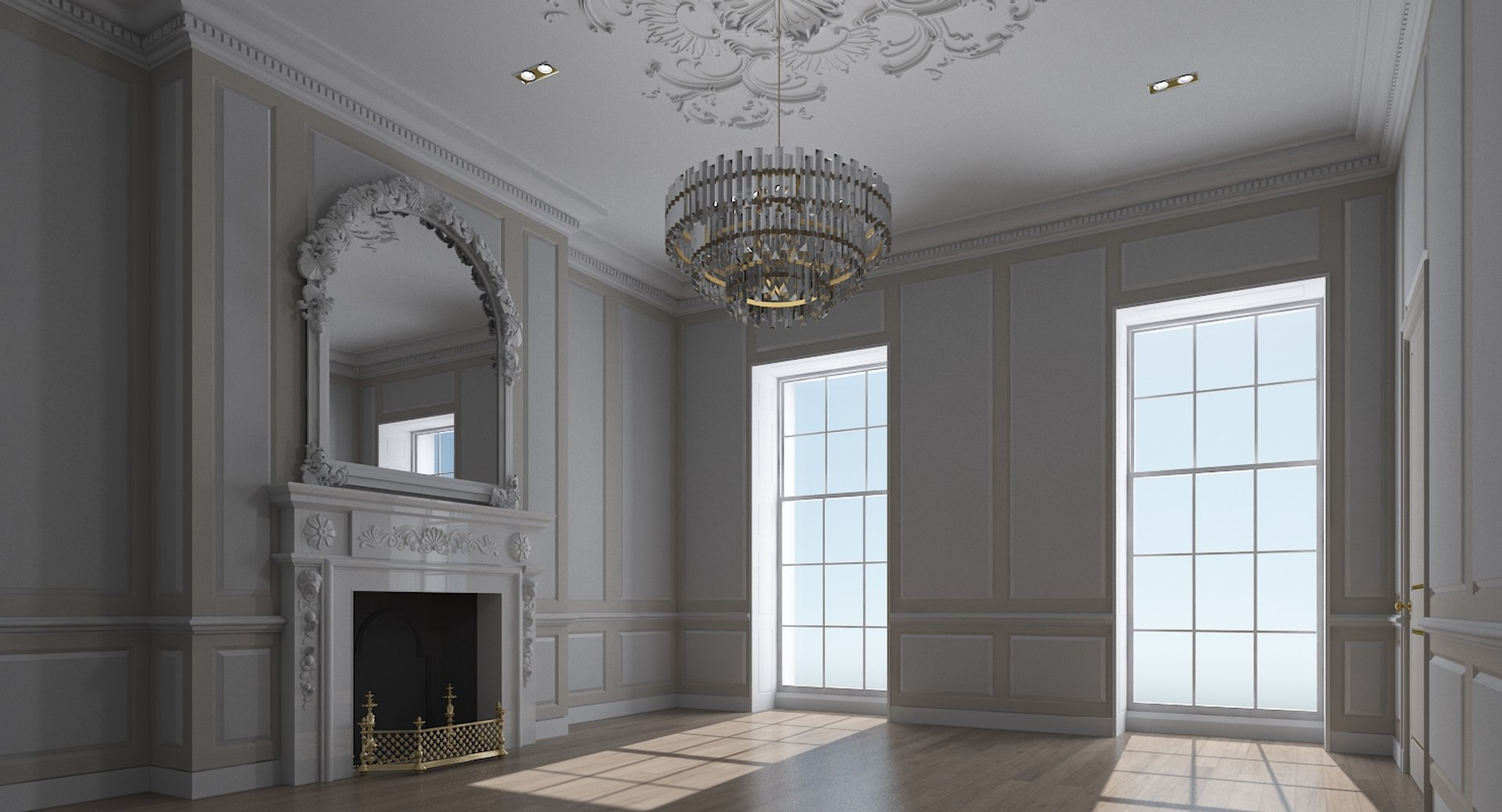 3D Classic Interior Room - TurboSquid 1387034