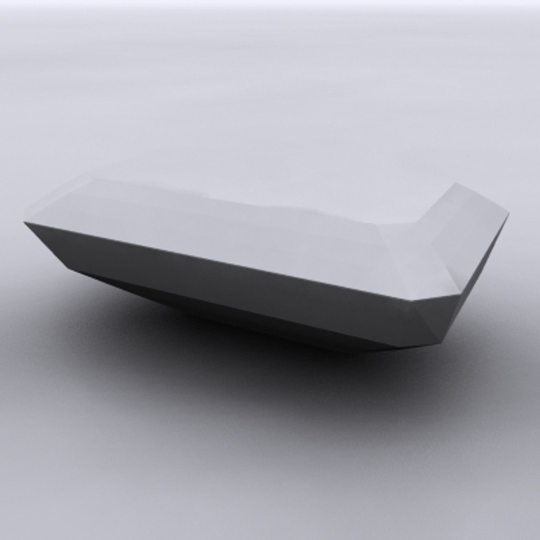 Emerald Diamond Cut 3d Model