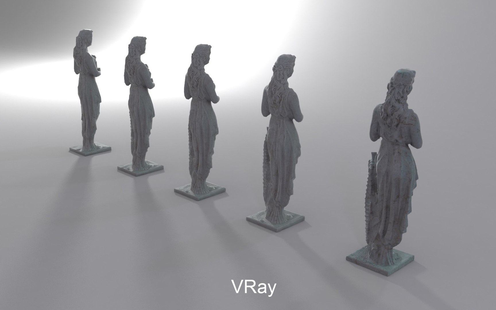 Woman Statue 3D Model - TurboSquid 1182831