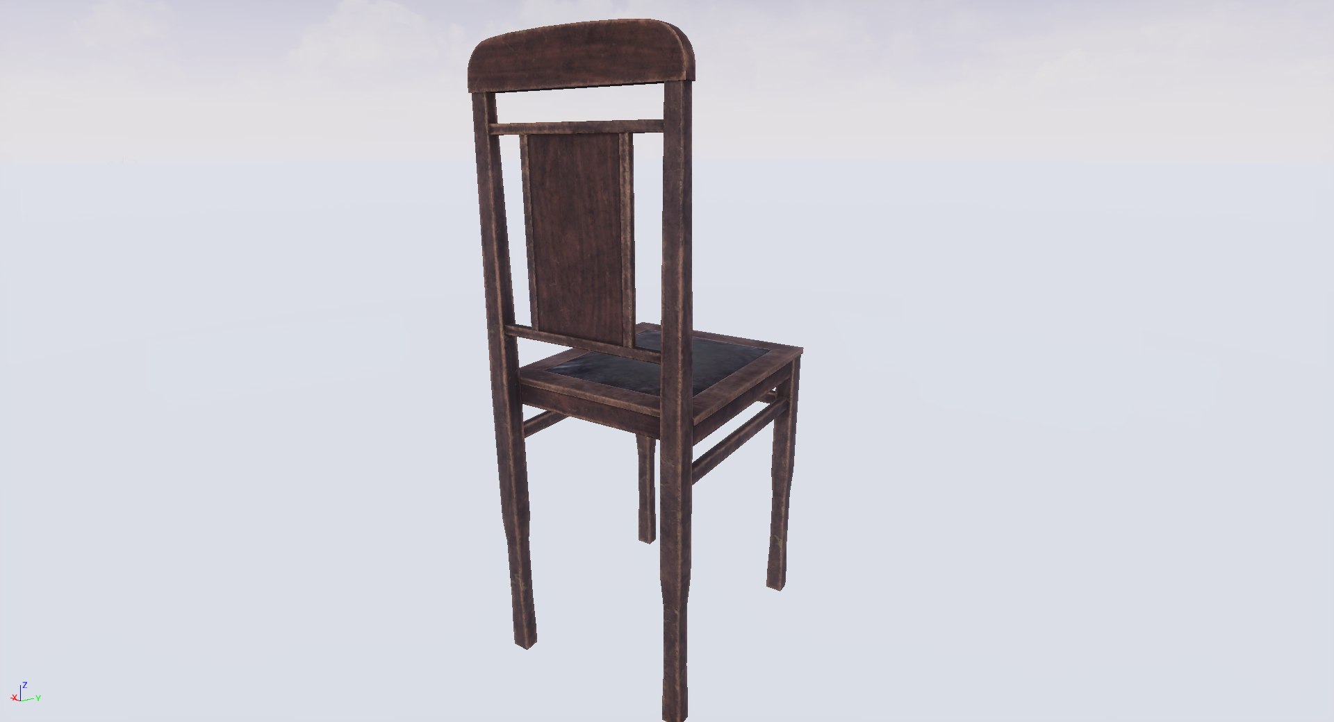 3D Old Chair Model - TurboSquid 1306322