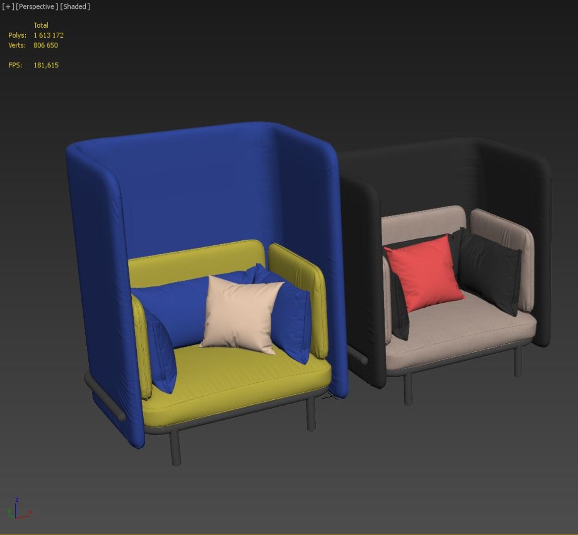 3D Buzzi Chair Model - TurboSquid 1435238