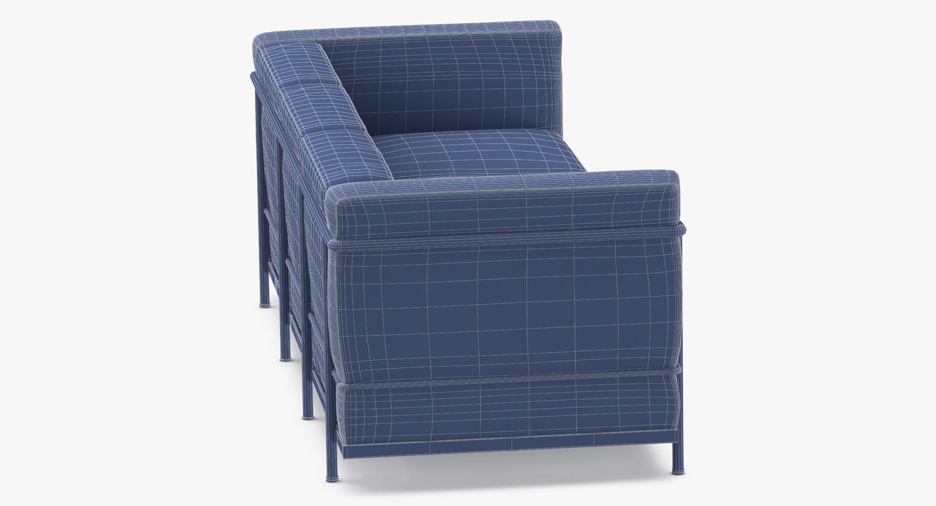 Modern 3 seater sofa 3D - TurboSquid 1267526