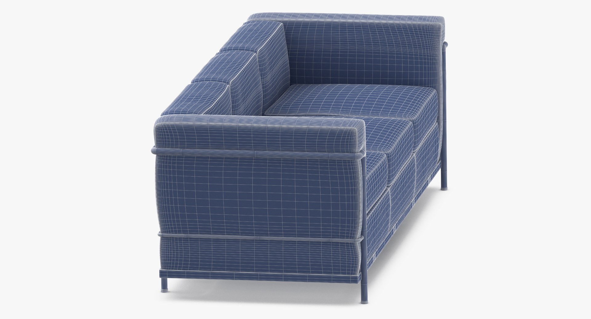 Modern 3 seater sofa 3D - TurboSquid 1267526