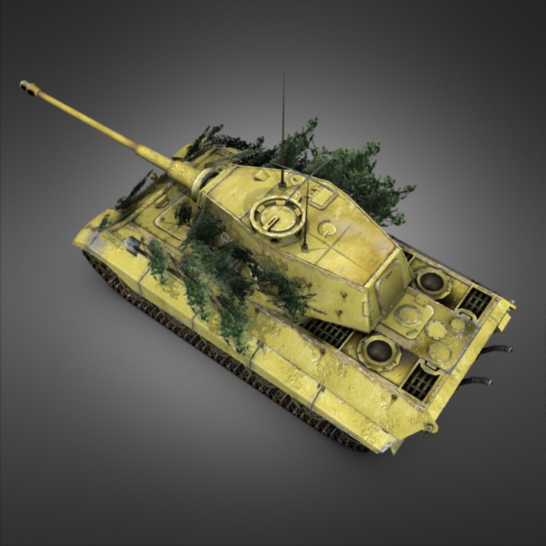 3d Model King Tiger Tank