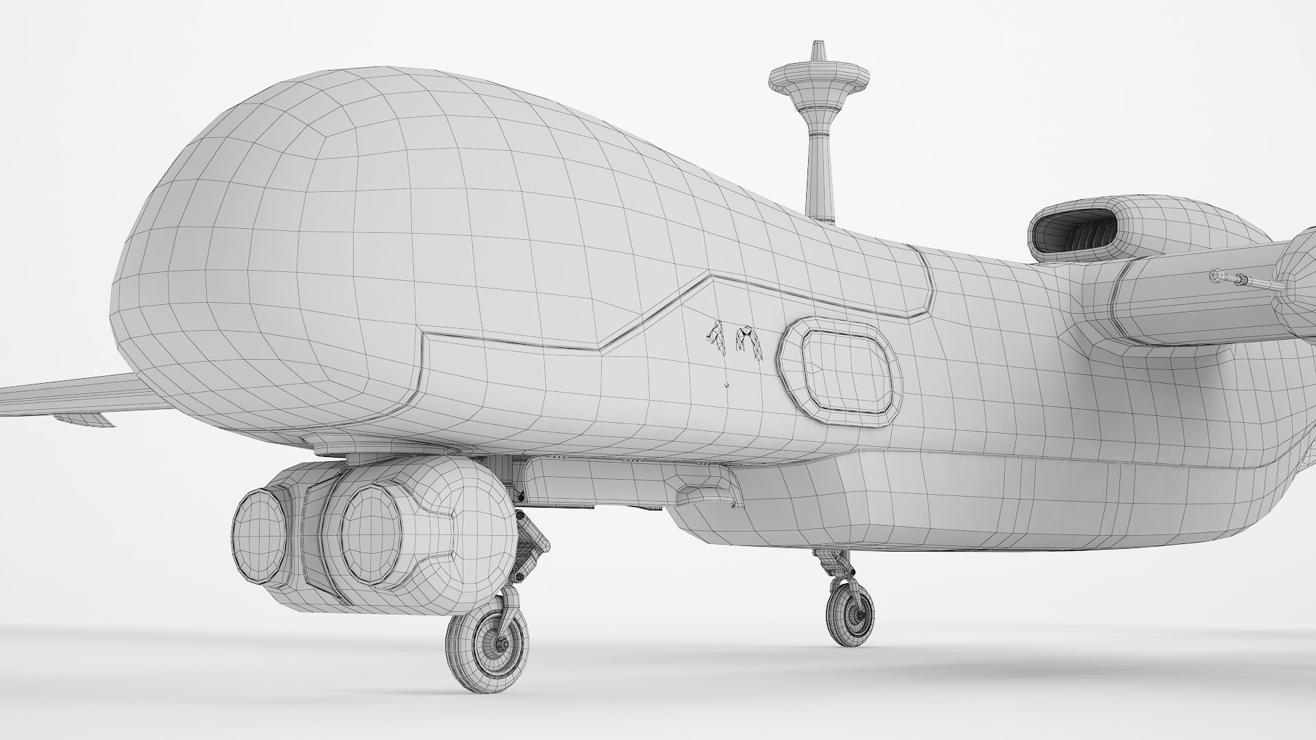 3D model UAV Heron TP 02 - TurboSquid 2164453