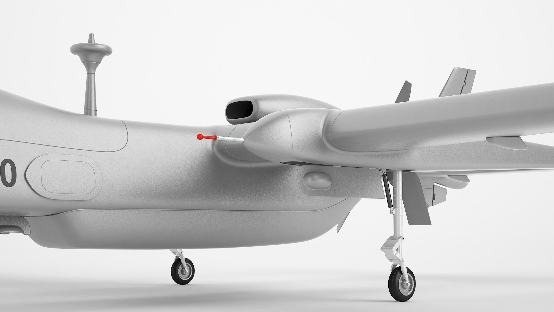 3D model UAV Heron TP 02 - TurboSquid 2164453