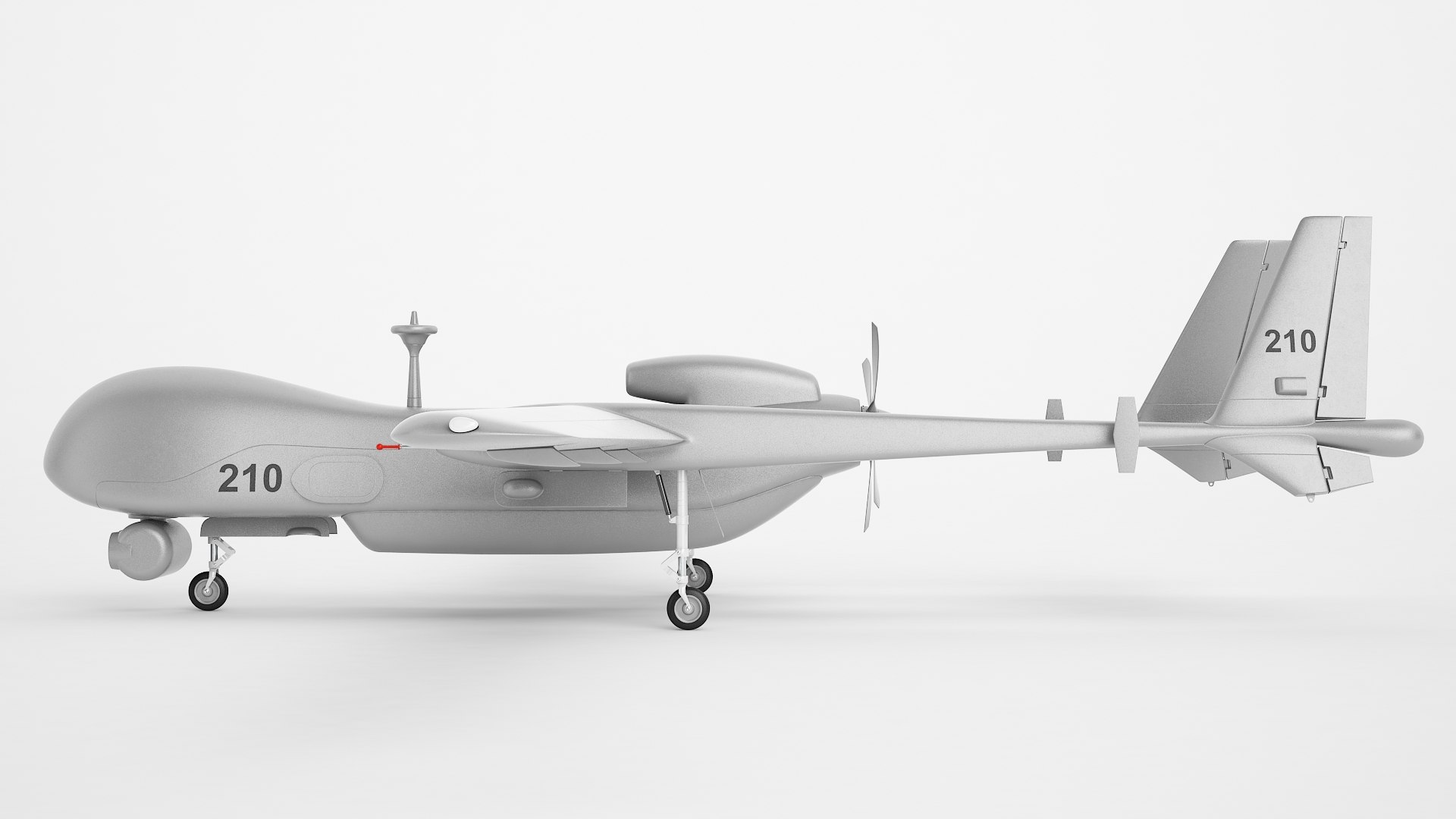 3D model UAV Heron TP 02 - TurboSquid 2164453