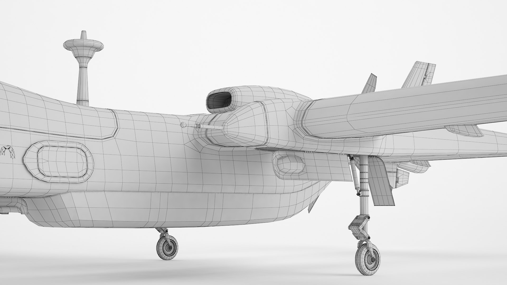 3D model UAV Heron TP 02 - TurboSquid 2164453