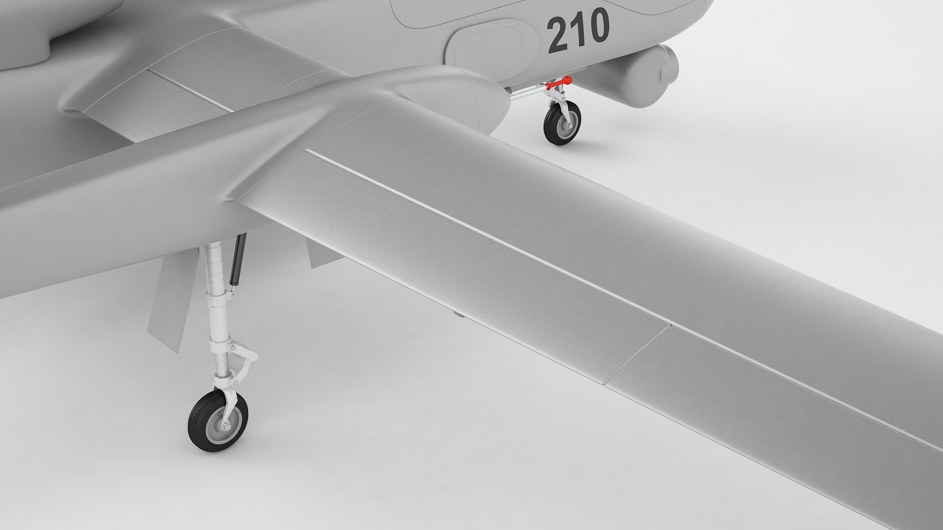 3D model UAV Heron TP 02 - TurboSquid 2164453