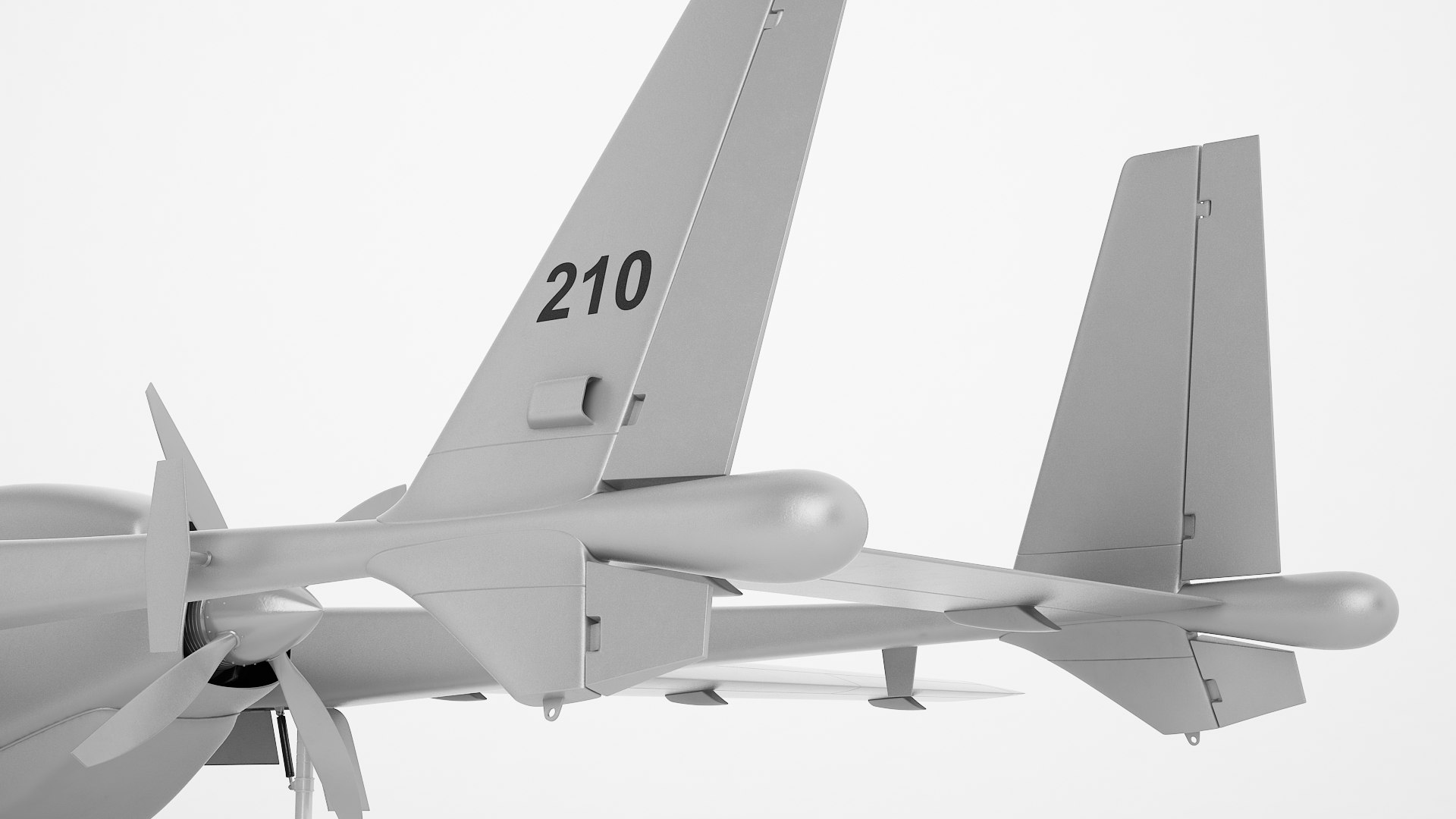 3D model UAV Heron TP 02 - TurboSquid 2164453