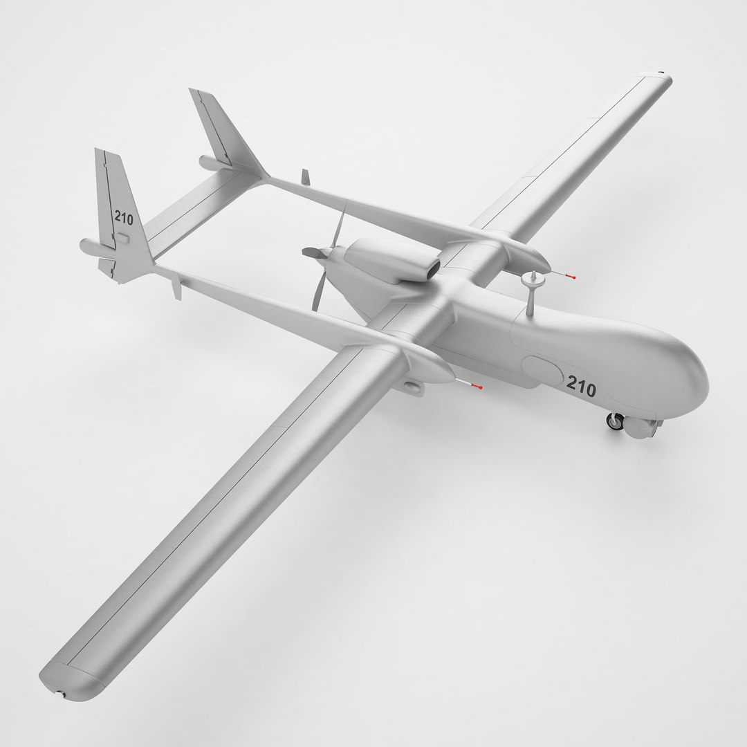 3D model UAV Heron TP 02 - TurboSquid 2164453
