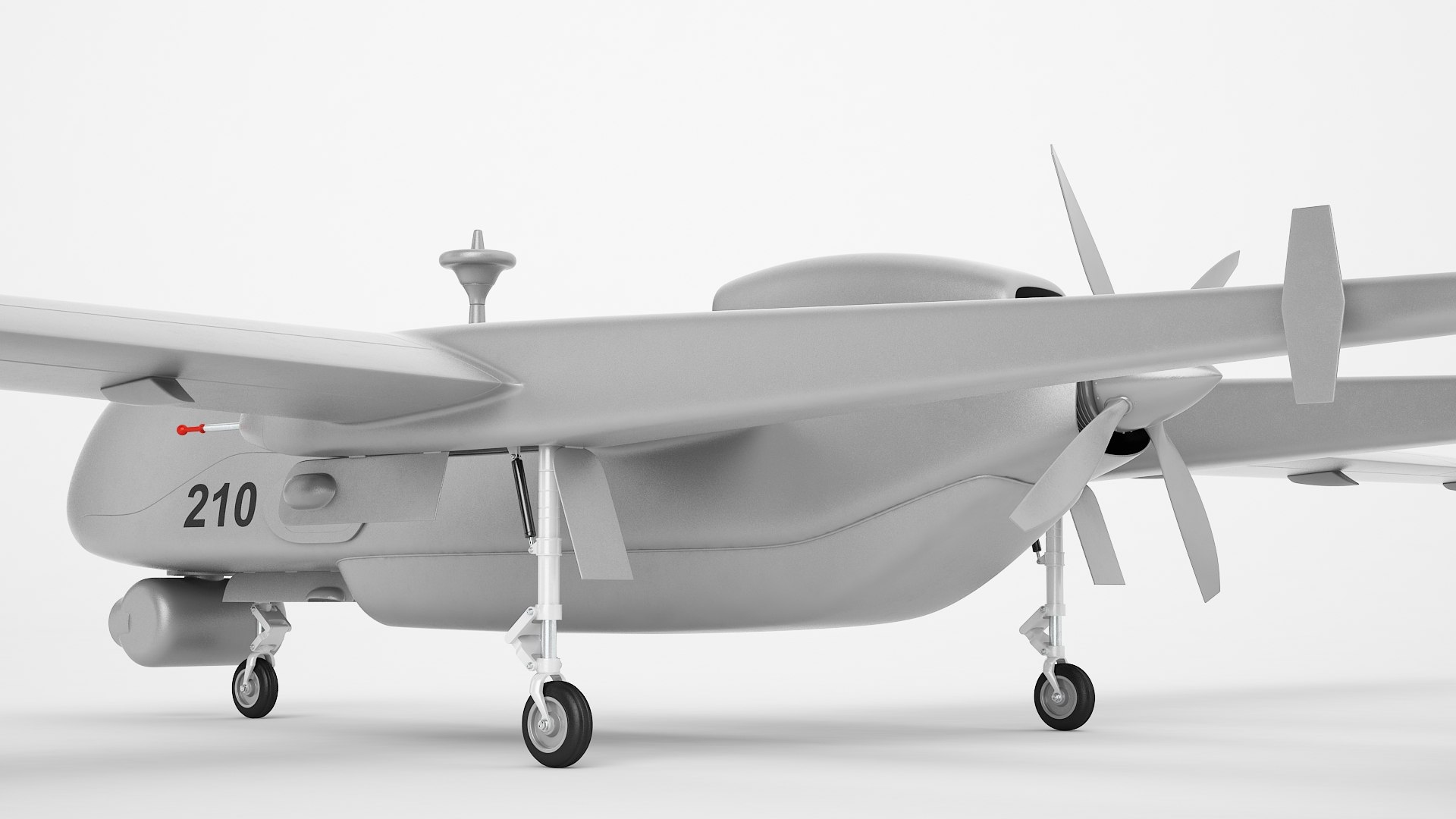 3D model UAV Heron TP 02 - TurboSquid 2164453