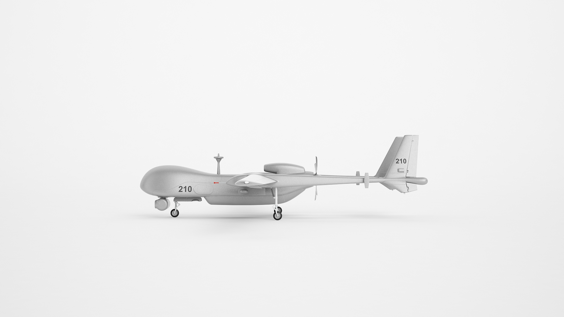 3D Model UAV Heron TP 02 - TurboSquid 2164453
