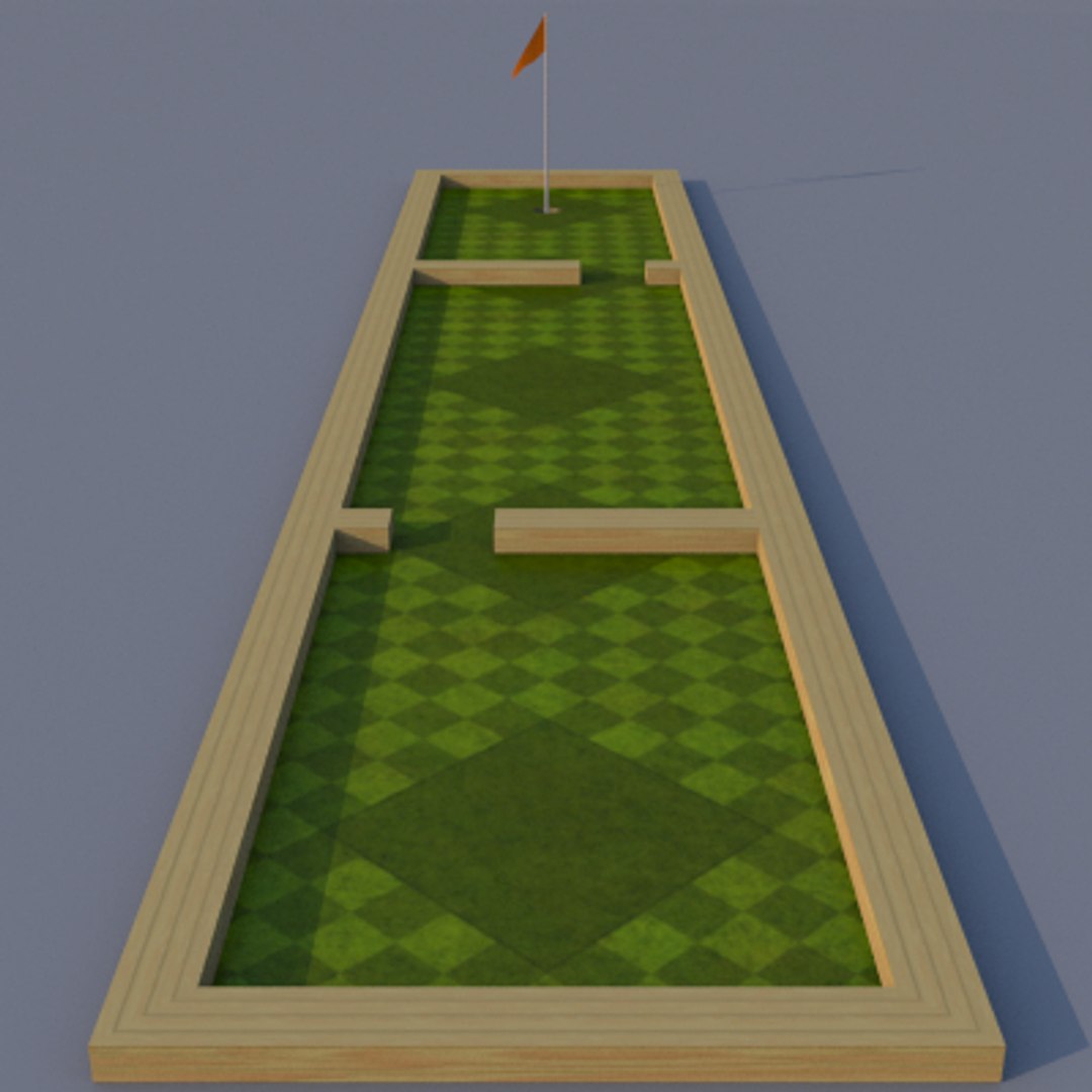 3d Mini Golf Hole Model