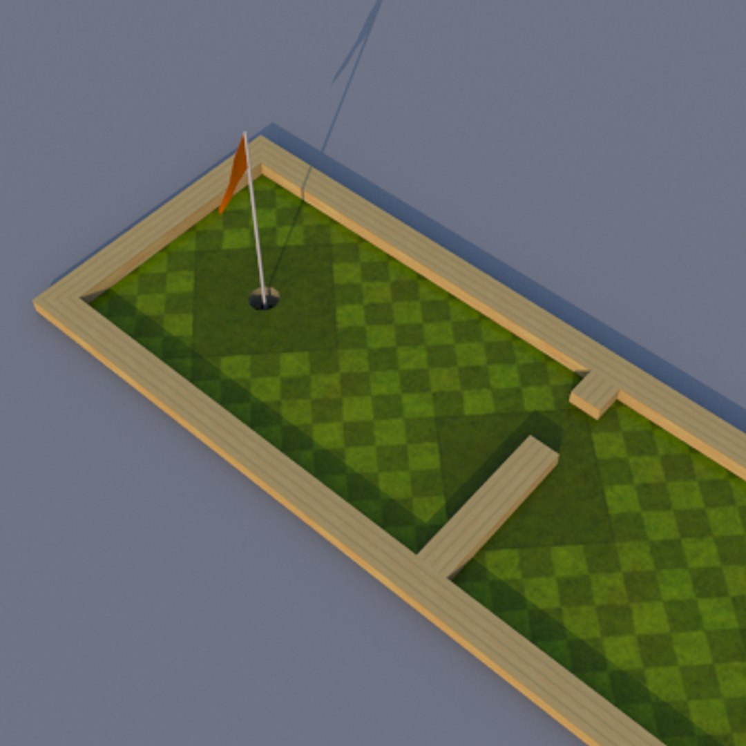 3d Mini Golf Hole Model