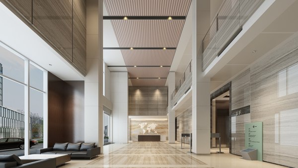 Office lobby interior 3D - TurboSquid 1701070 Office lobby interior 3D - TurboSquid 1701070