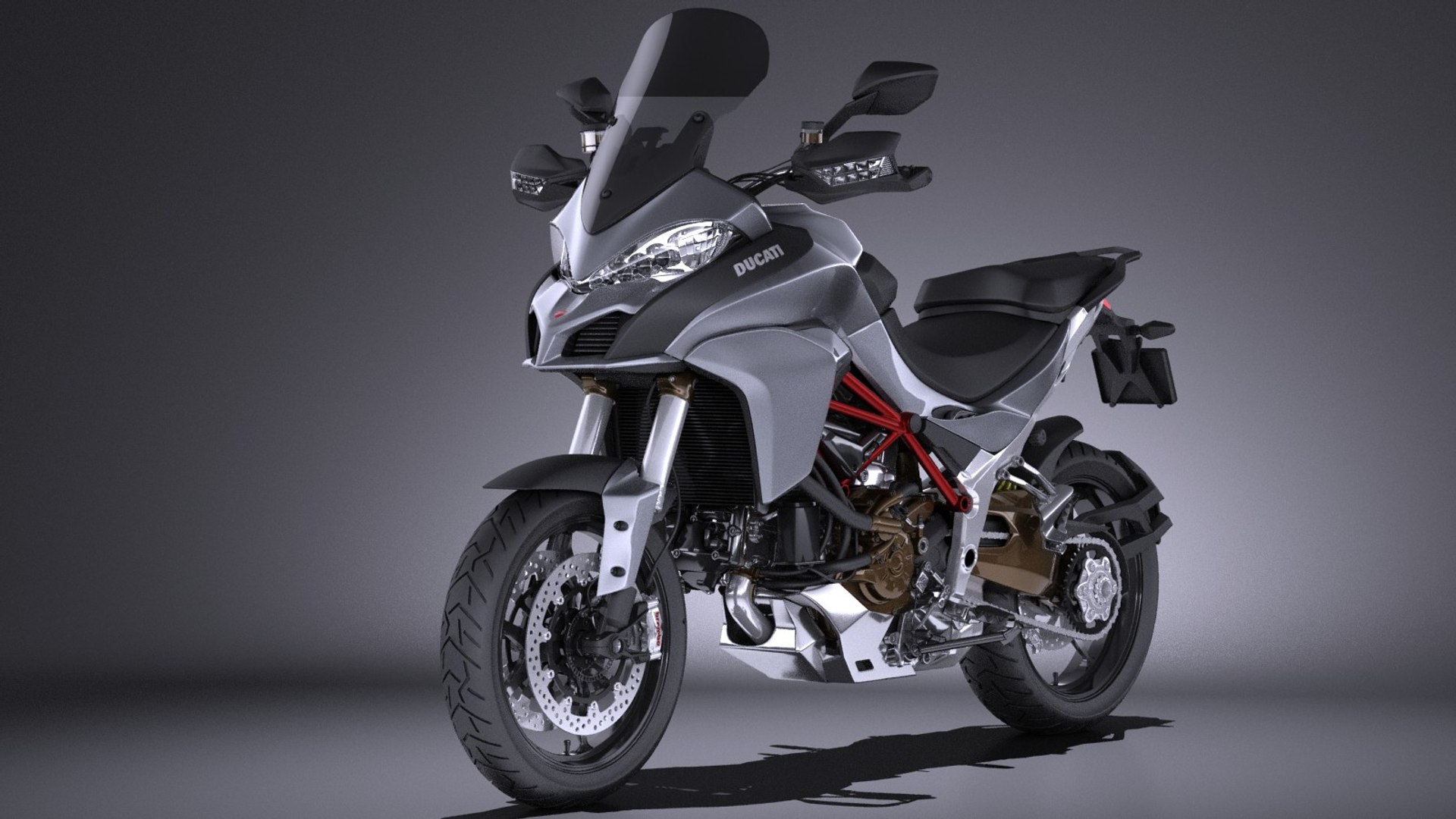 2017 1200 Ducatti 3d Model