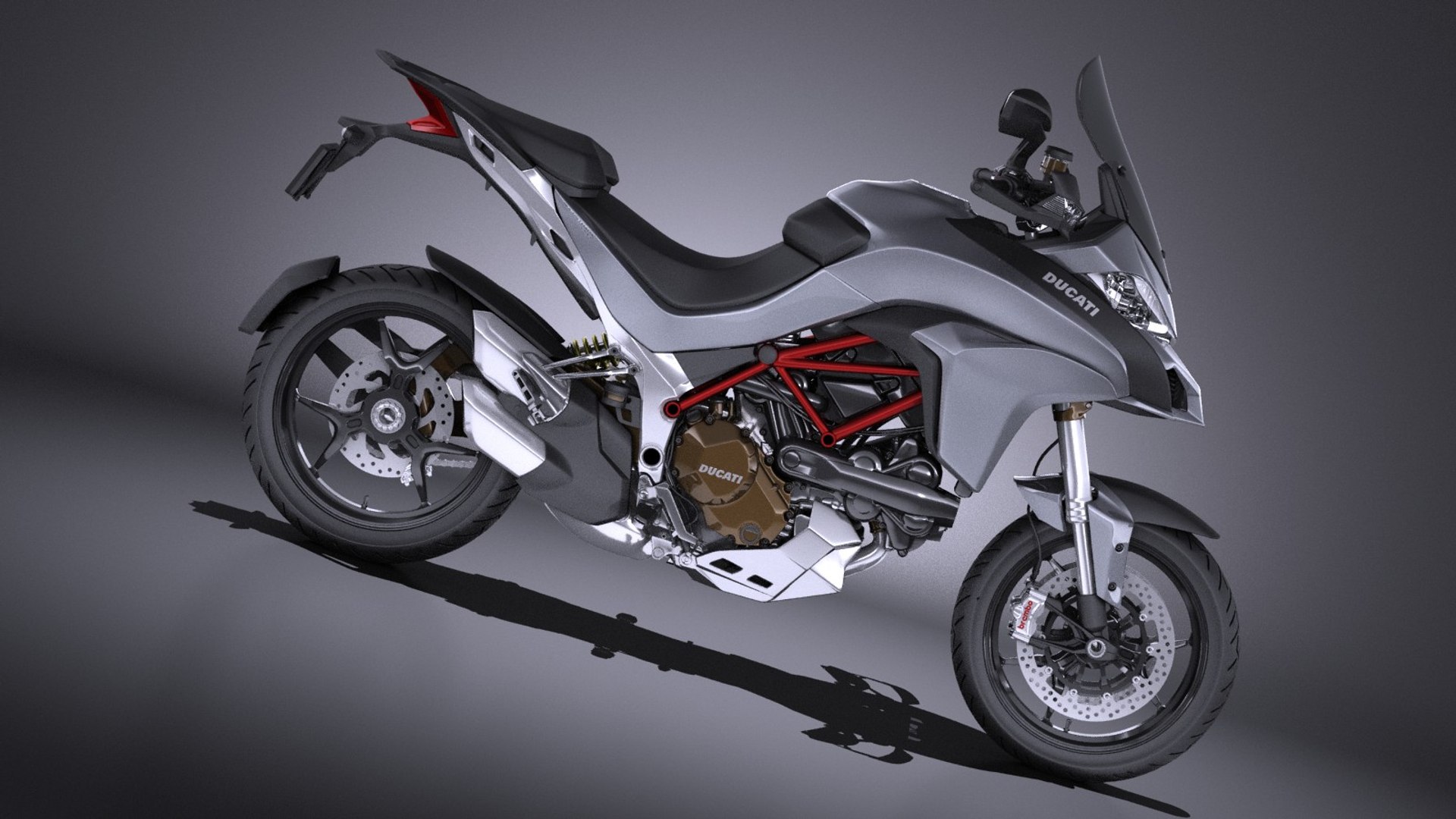 2017 1200 Ducatti 3d Model
