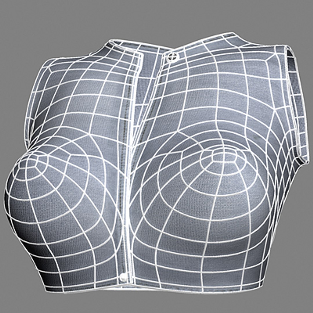 Free Dress 0 Crop Jeans Cloth 3d Model