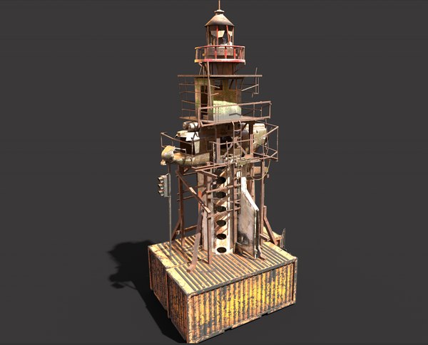 Post-Apocalyptic Lighthouse 3D model - TurboSquid 1749421