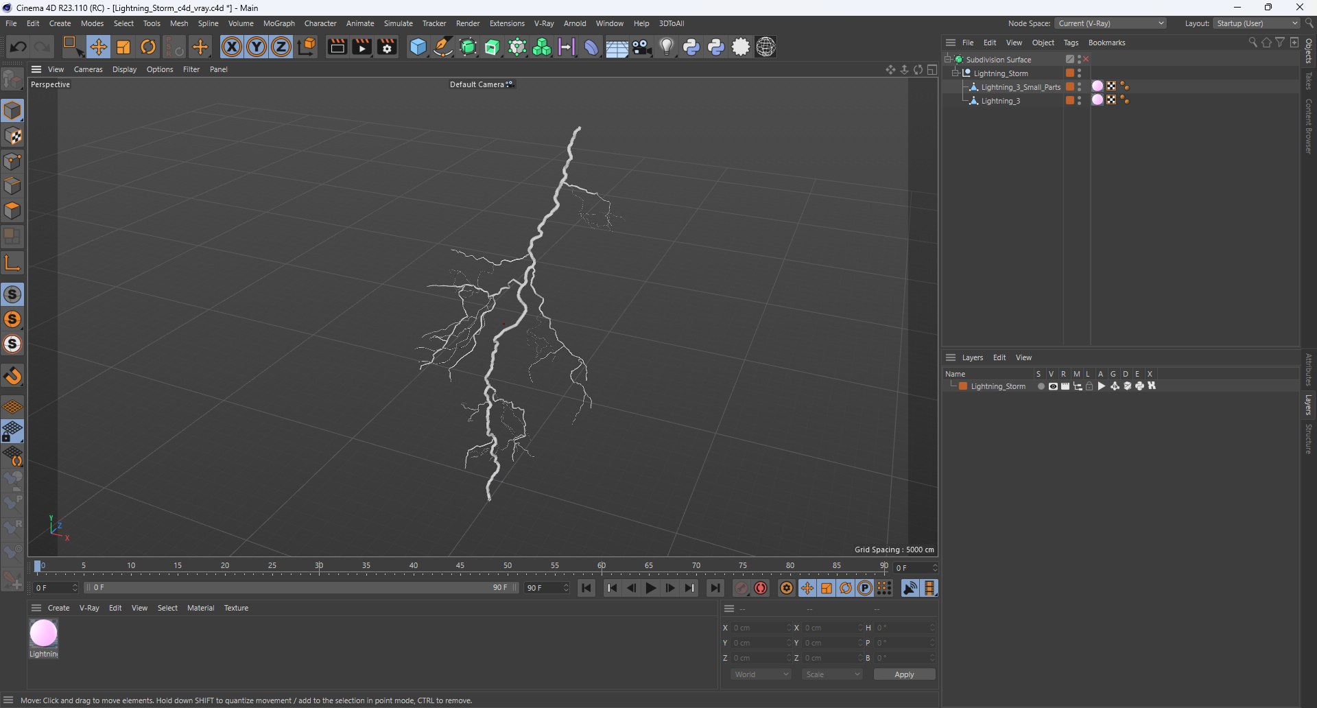 Lightning Storm Model - TurboSquid 2299931