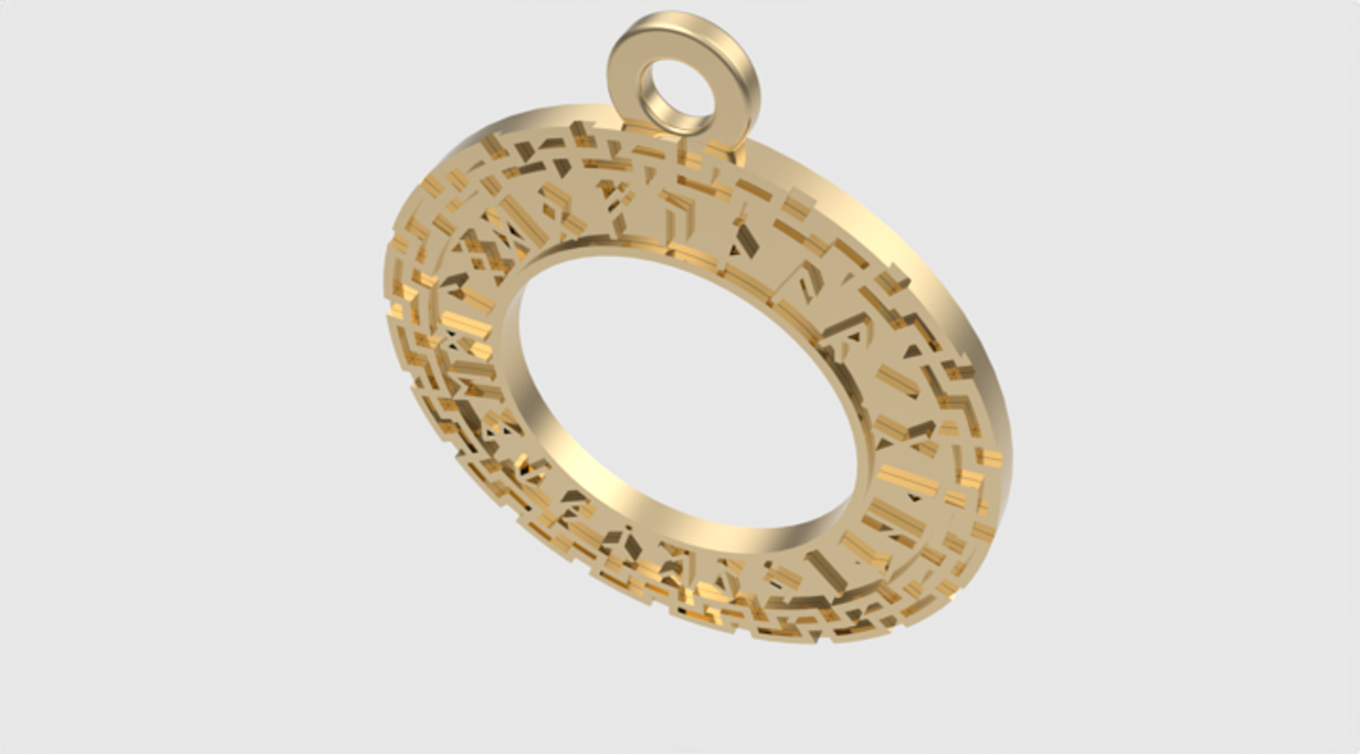 3D Viking Runes Circular Pendant JDBCo - TurboSquid 2342867