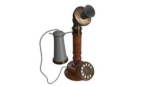 Candlestick Phone 3D Models for Download | TurboSquid
