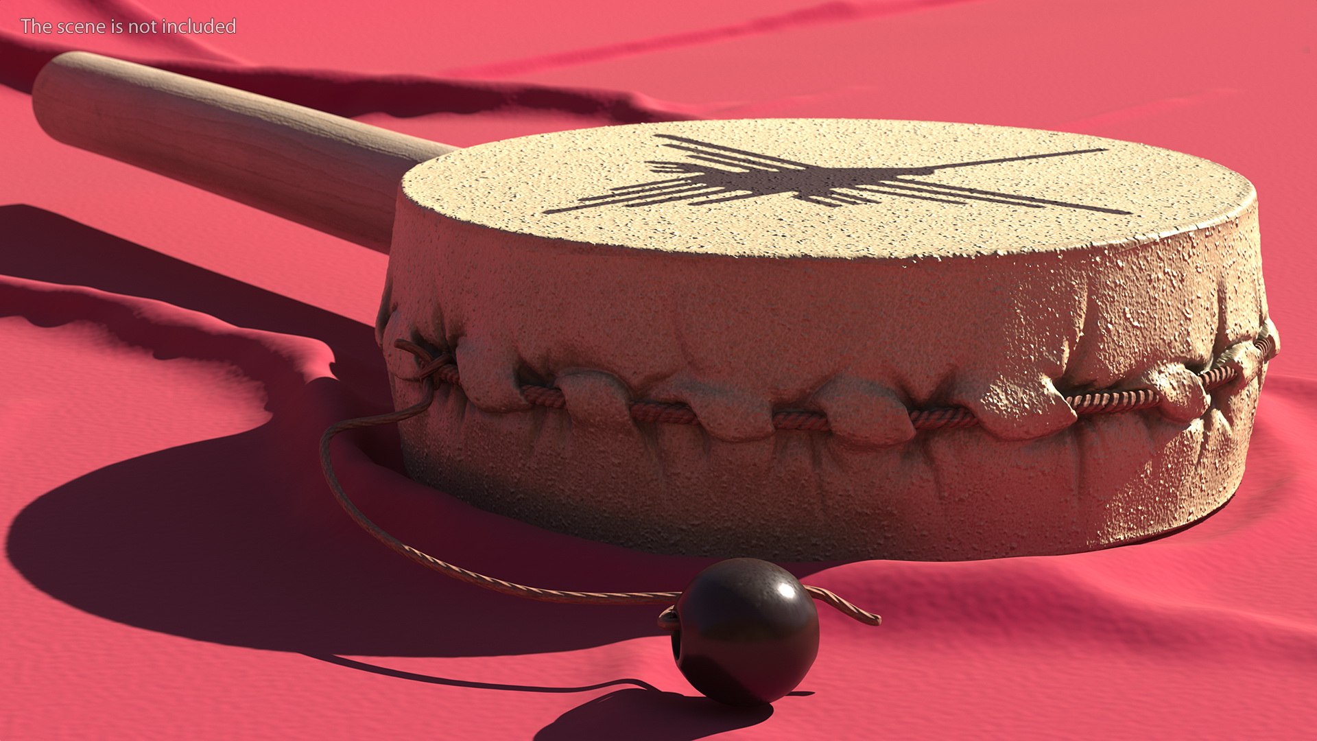 3D Peruvian Nazca Pellet Drum - TurboSquid 1684552