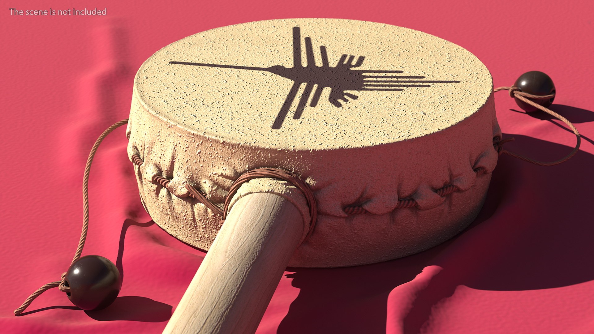 3D Peruvian Nazca Pellet Drum - TurboSquid 1684552