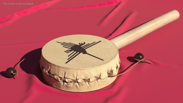3D peruvian nazca pellet drum - TurboSquid 1684552