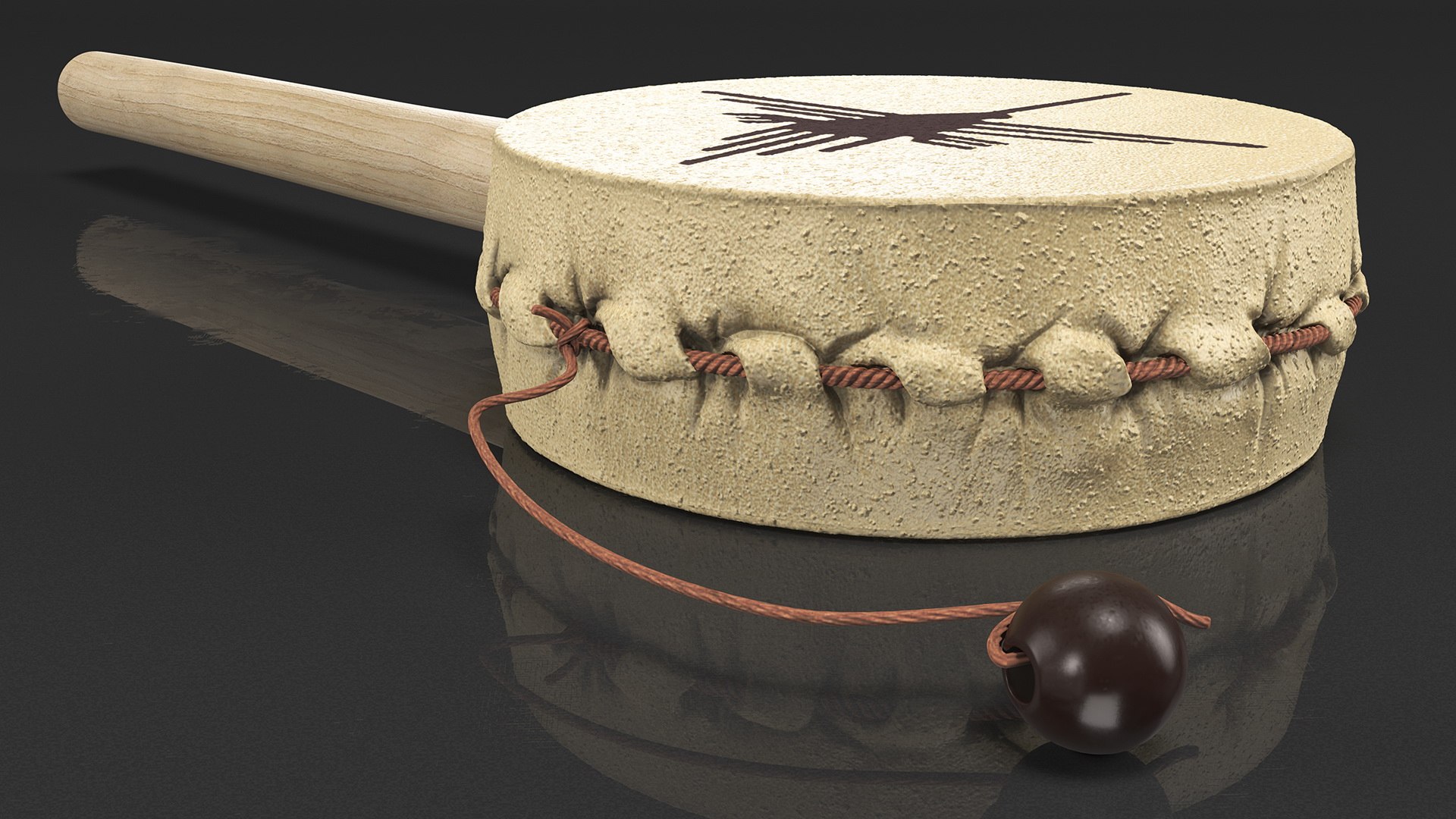 3D Peruvian Nazca Pellet Drum - TurboSquid 1684552