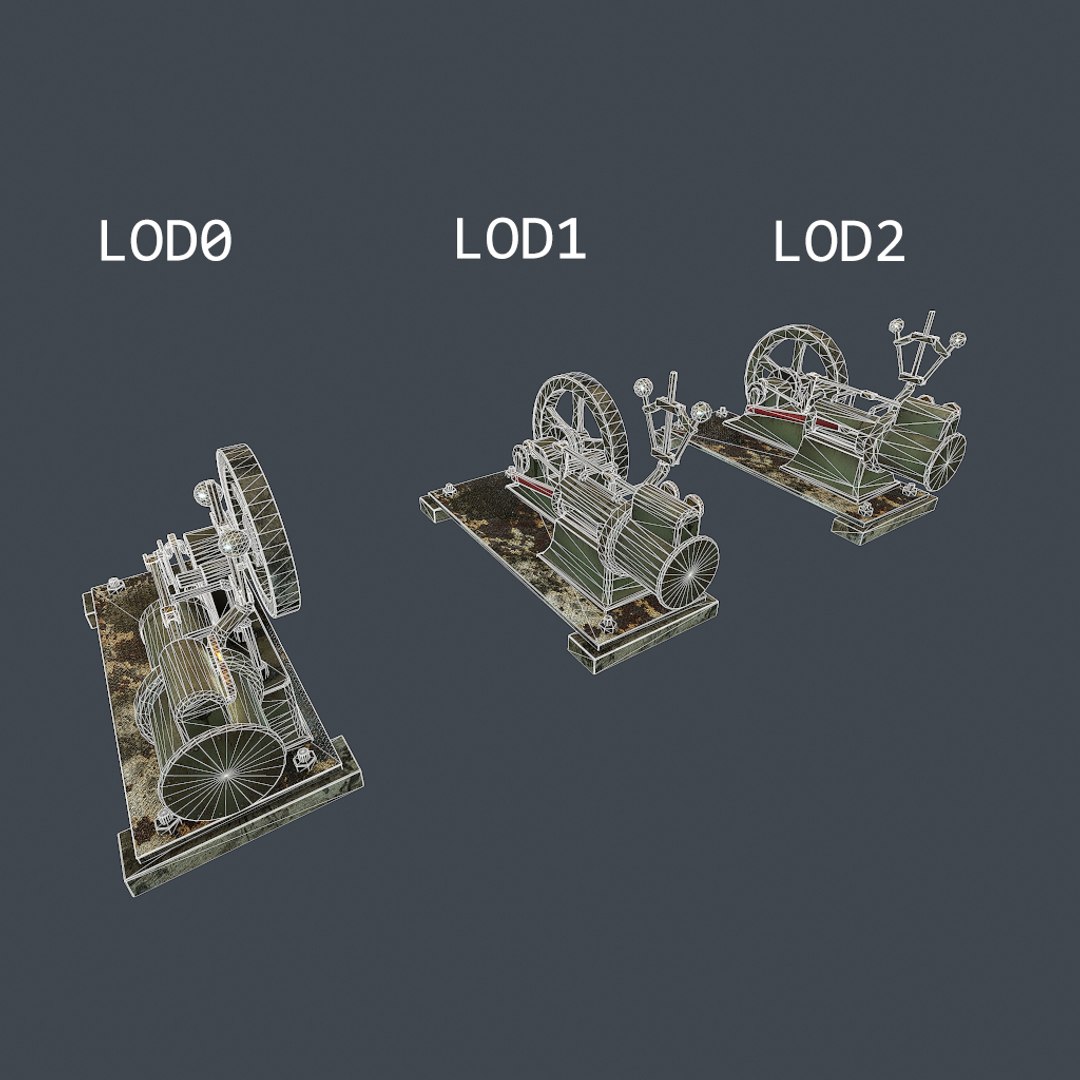 3D engine games model - TurboSquid 1541032