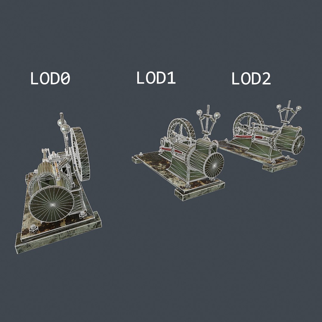 3D engine games model - TurboSquid 1541032