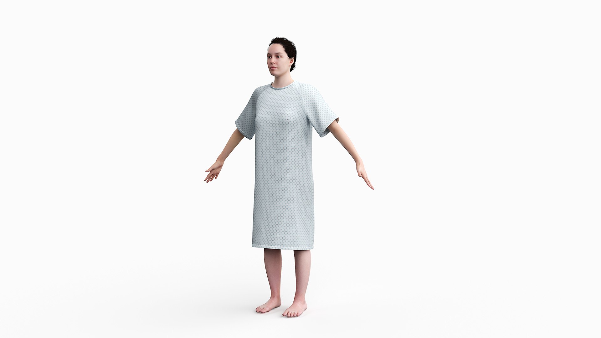 3D Female Patient Model - TurboSquid 1951000