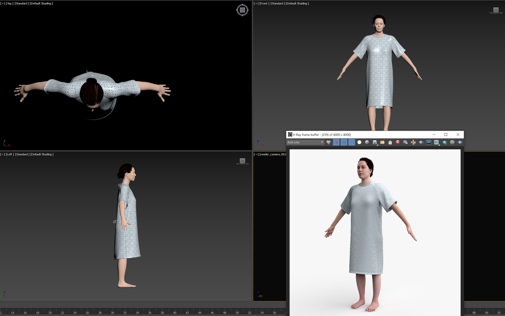 3D Female Patient Model - TurboSquid 1951000