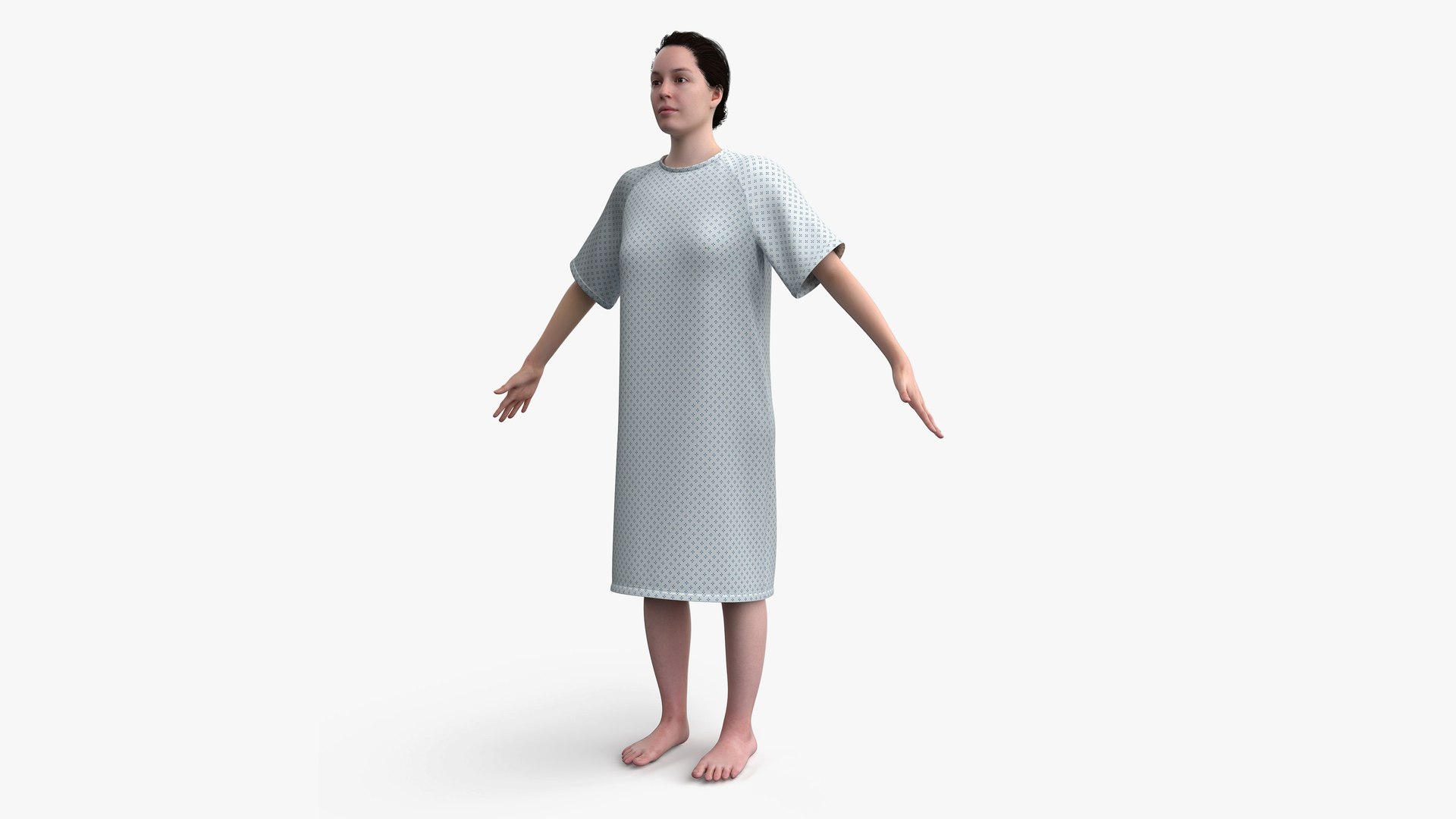 3D Female Patient Model - TurboSquid 1951000