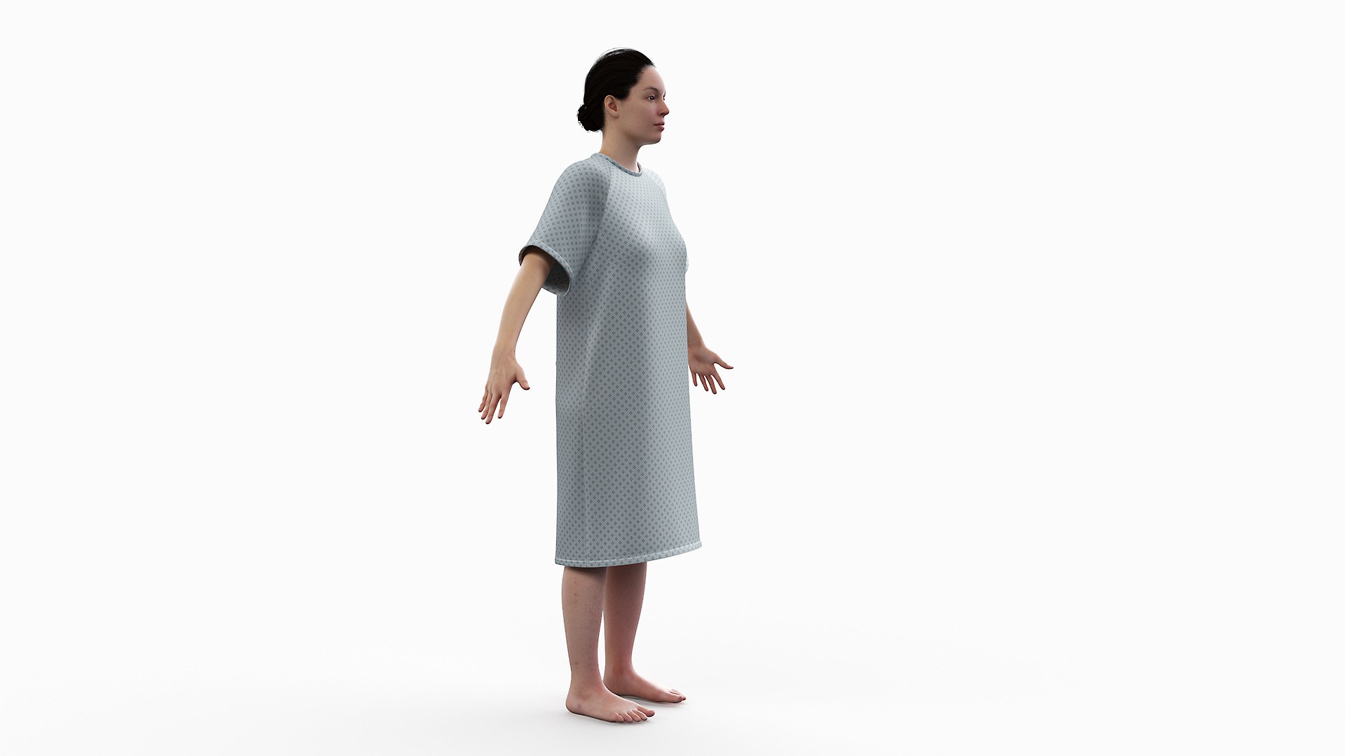 3D Female Patient Model - TurboSquid 1951000