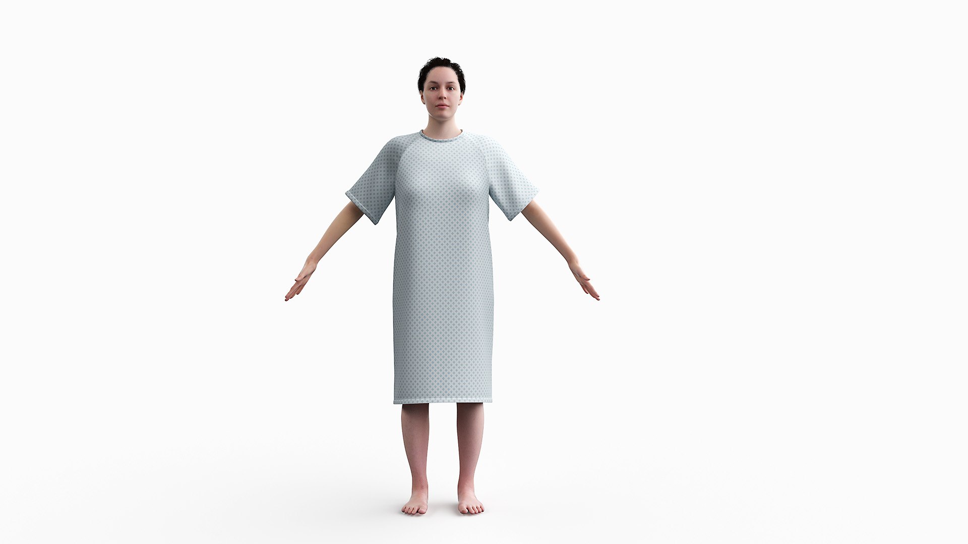 3D Female Patient Model - TurboSquid 1951000