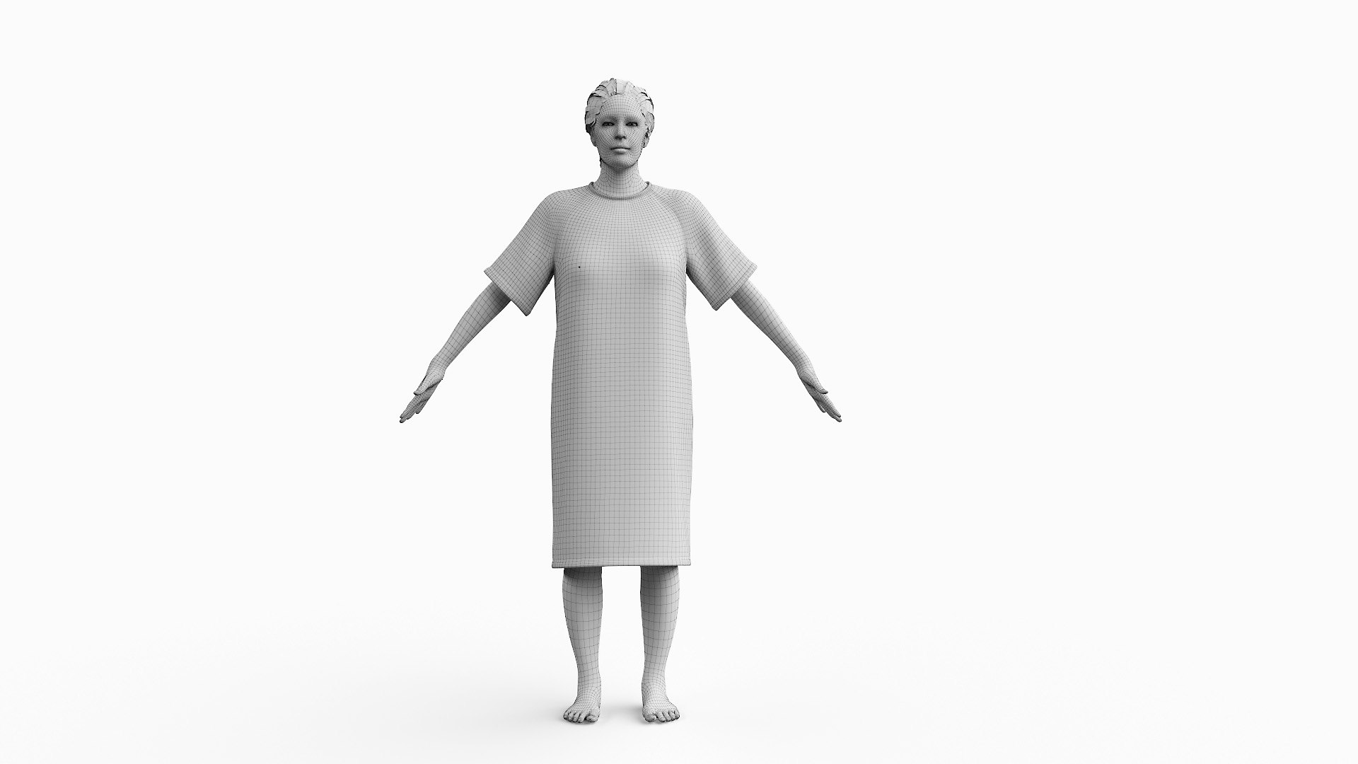 3D Female Patient Model - TurboSquid 1951000