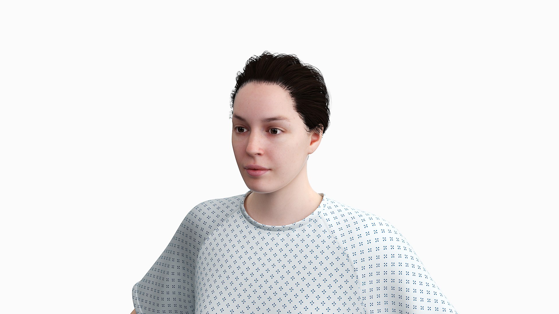 3D Female Patient Model - TurboSquid 1951000